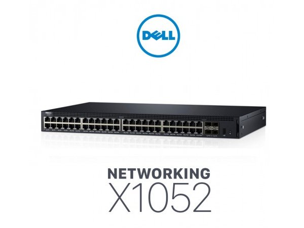 Switch Dell Networking X1052, 48x GbE, 4x10GbE SFP+ ports ...