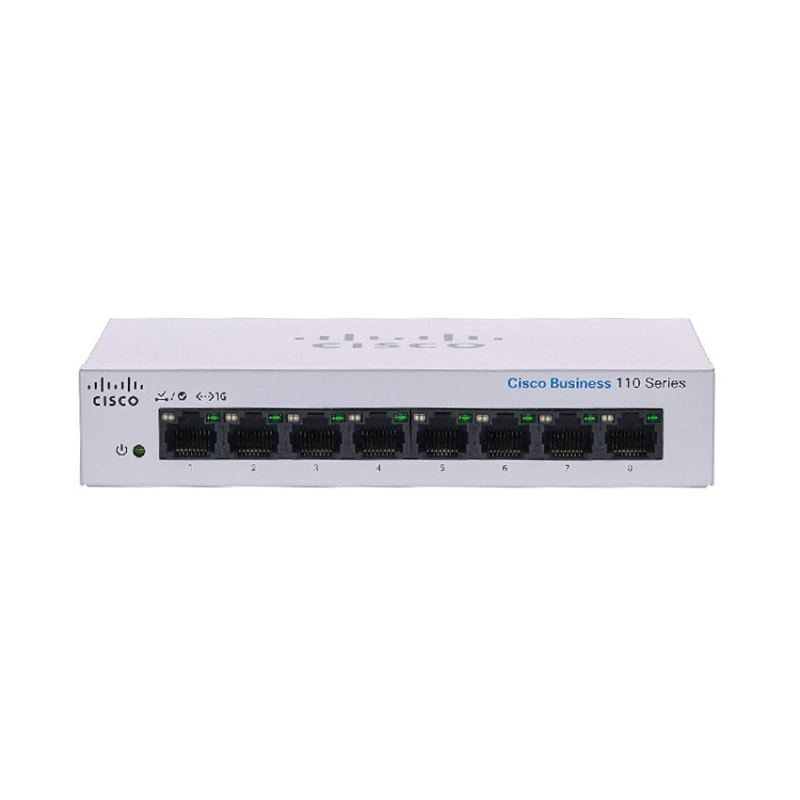 CBS110-8T-D-EU Cisco Business 110 Series 8 port gigabit Unmanaged ...