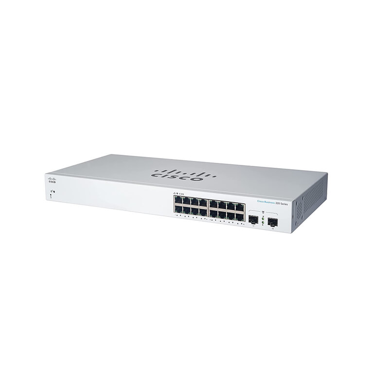 CBS220-16T-2G-EU Switch Cisco Business 16 Ports 1GE, 2 Ports SFP 1G ...