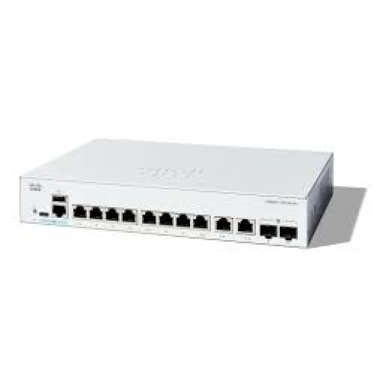 Switch Cisco Catalyst C1300-8T-E-2G 8-Ports GE, 2 Combo Uplink ...